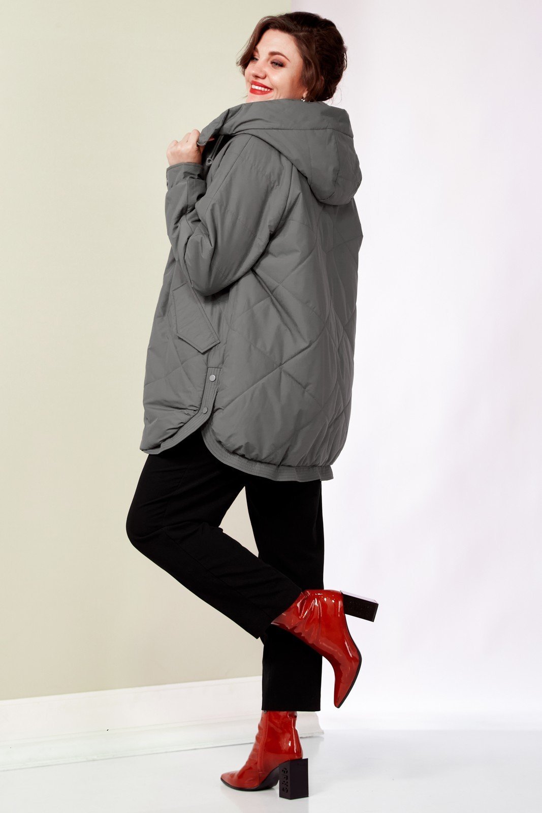 Куртка 2138 графит Shetti купить в интернет магазине Велесмода